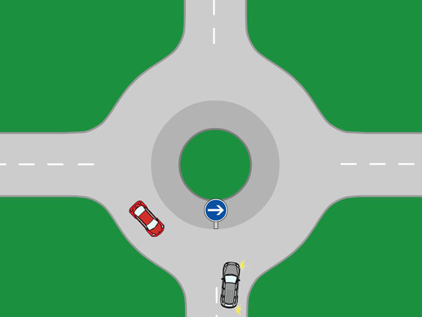 Fahrschule Forum • Thema anzeigen - Rechts-vor-Links im Kreis - Kreisförmiger Verkehr